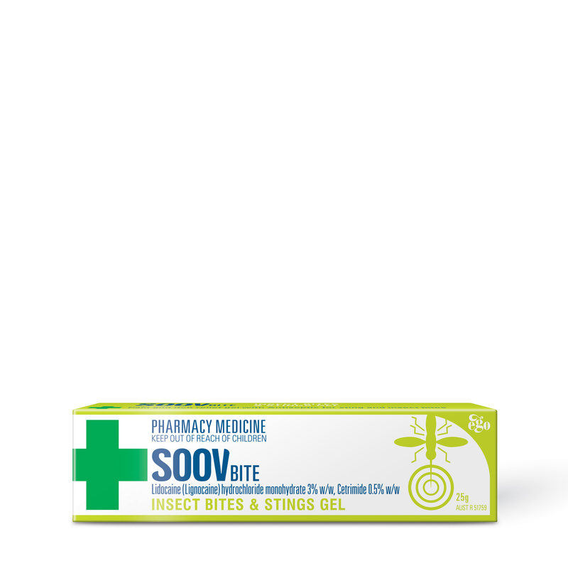 SOOV Bite | Pain & Itch Relief Gel For Insect Bites | SOOV Australia